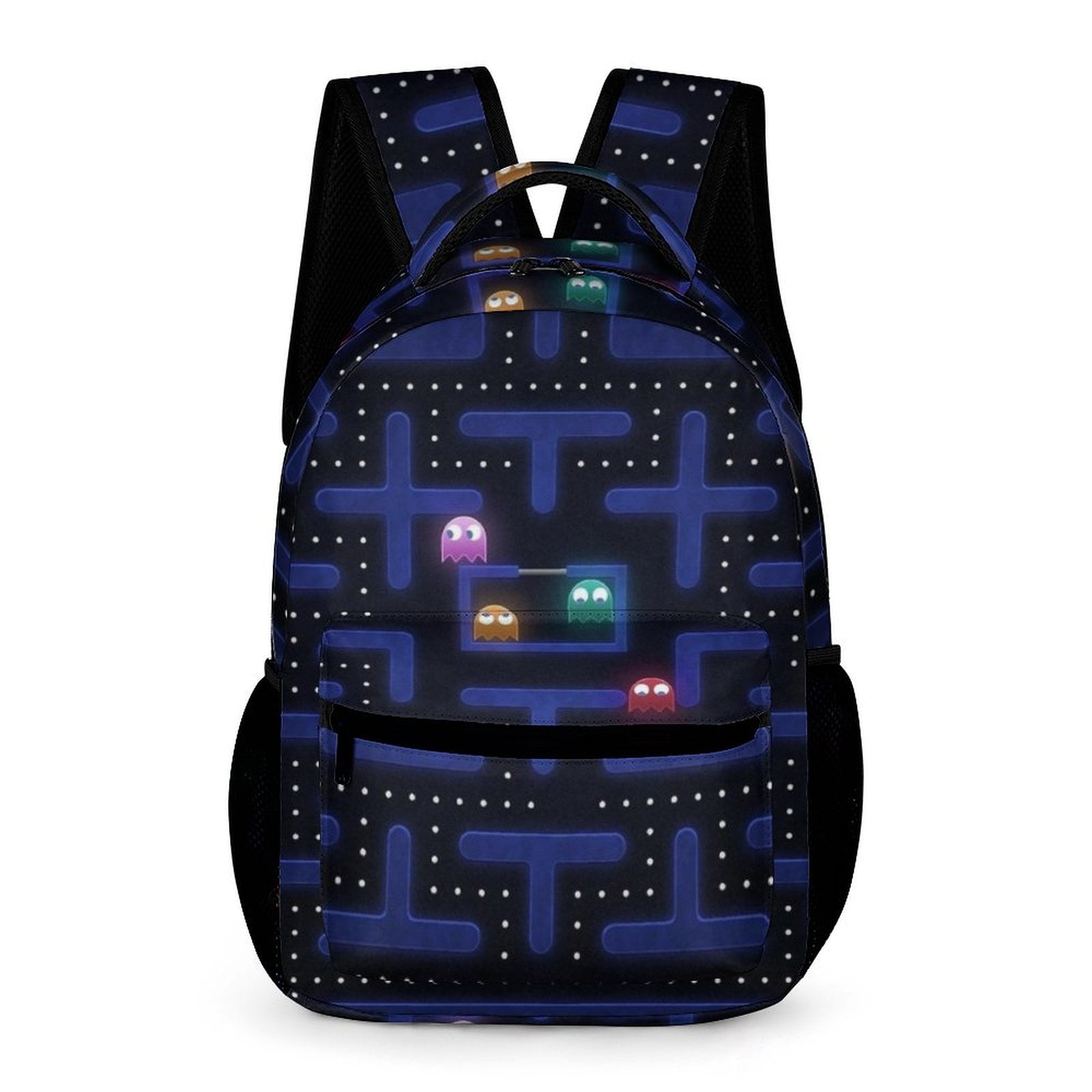Game Pac-Man School Bag Backpack Daypack Satchel Student Bookbag ...