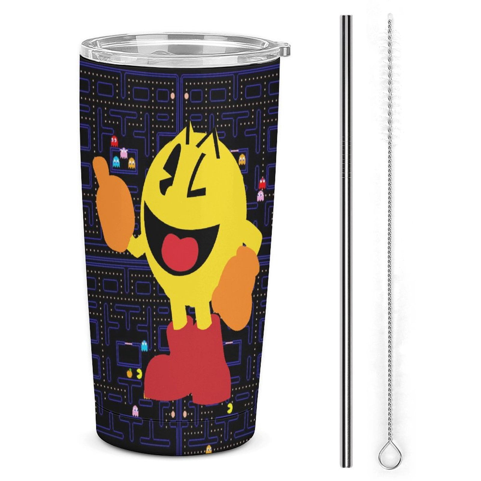 Game Pac-Man Stainless Steel Car Cup Daily Thermal Vacuum Insulation ...