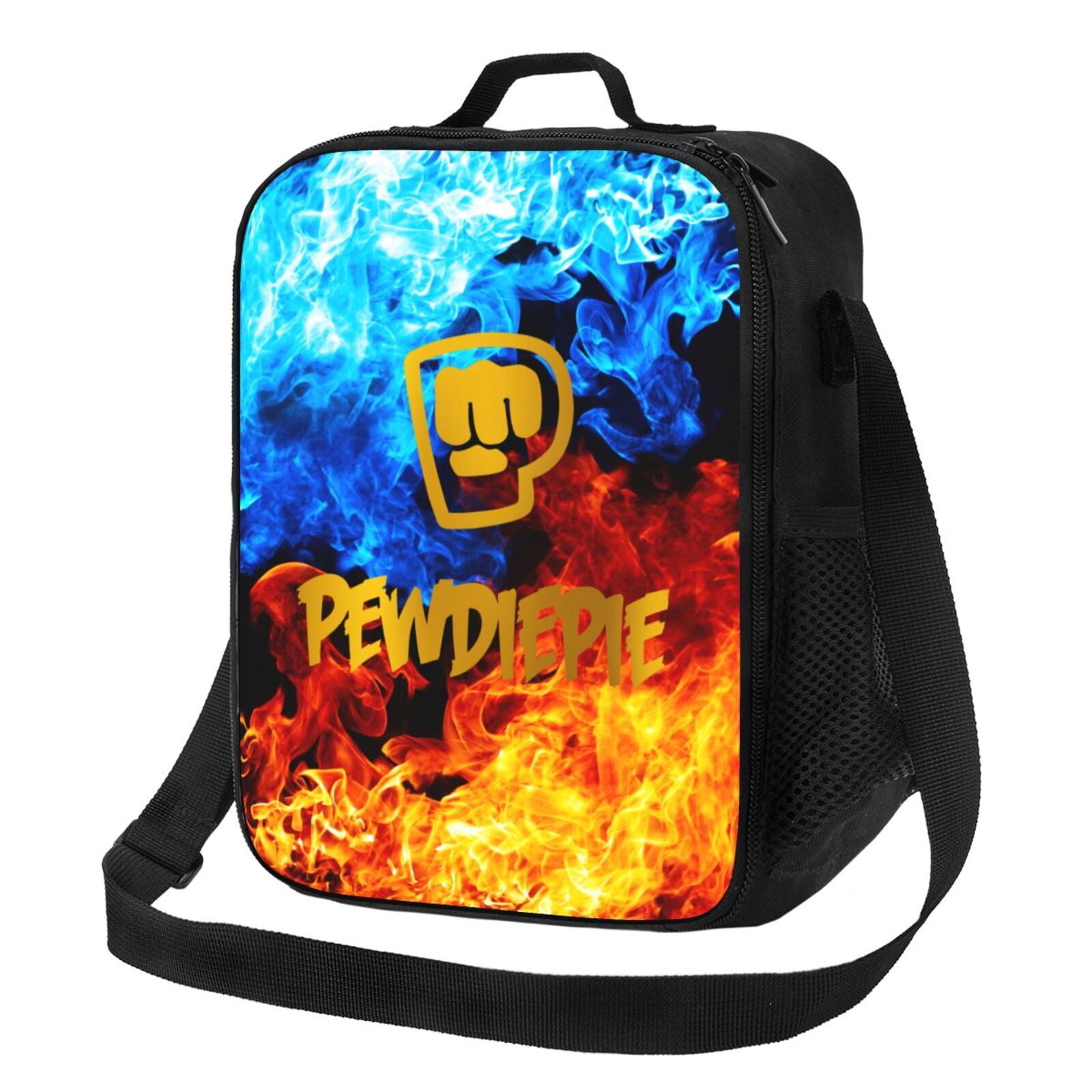 Game Pewdiepie Lunch Bag With Shoulder Strap Insulated Portable ...