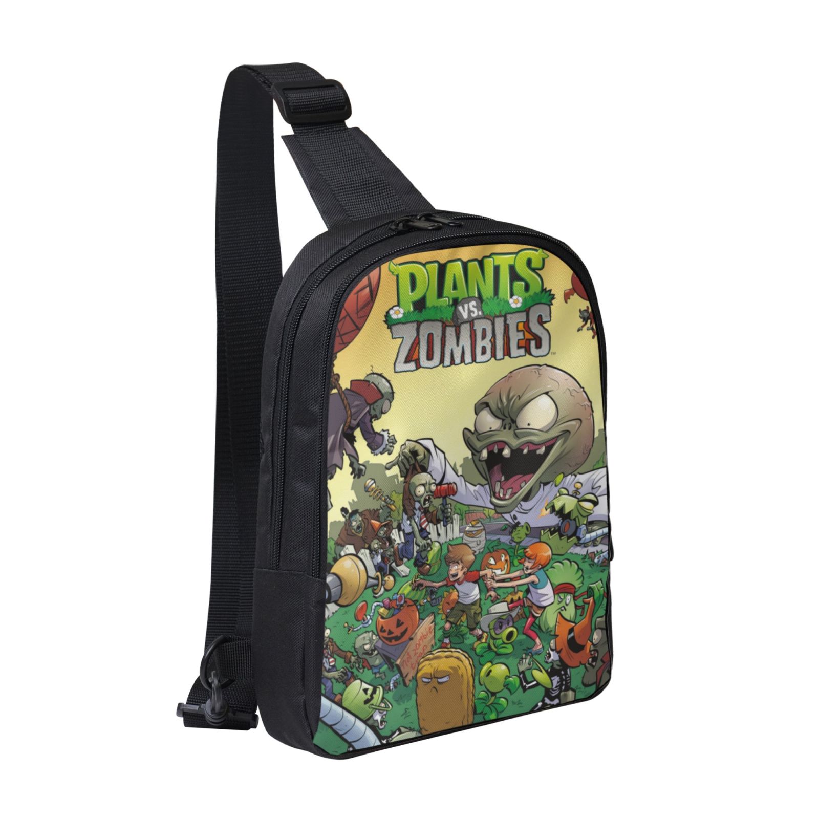 Game Plants vs. Zombies Chest Bags For Women Men Teen Sling Bag ...
