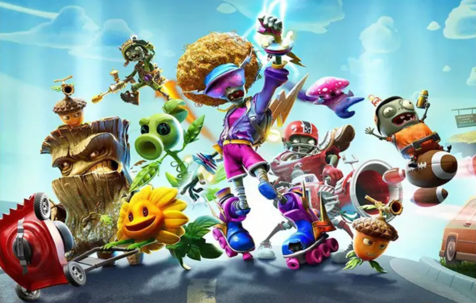 Game Plants &vs. Zombies Theme Birthday Party Background Photography ...