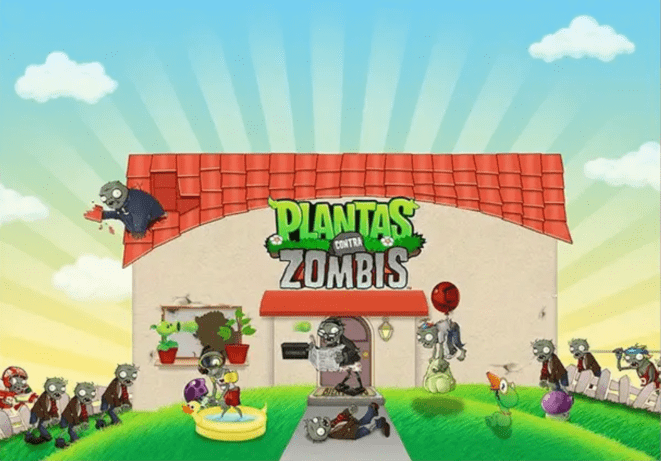 Game Plants &vs. Zombies Theme Birthday Party Background Photography ...