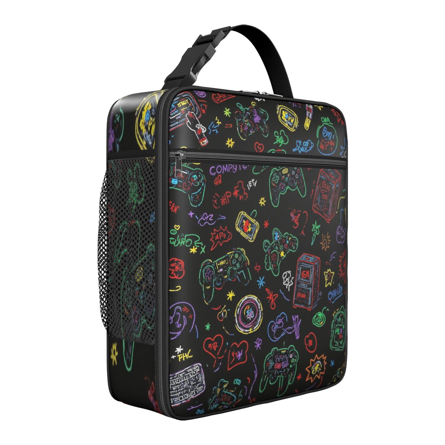 Game Play Lunch Box Tote for Men Women Lightweight Cooler Tote Bag ...
