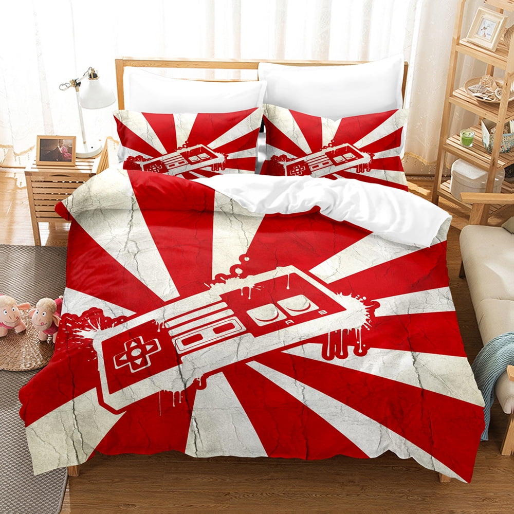 Game Player Duvet Cover Gamepad Design Game Joystick Bedding Sets Quilt ...