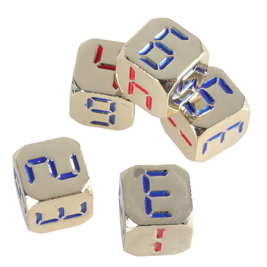 Game Playings Rounded Block Math Teaching Educational Toy Dices Small ...