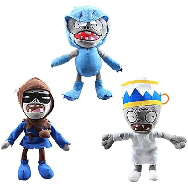 Game Plush Egg Pusher Imp & Bandit Zombie & Buckethead Mummy Zombie ...