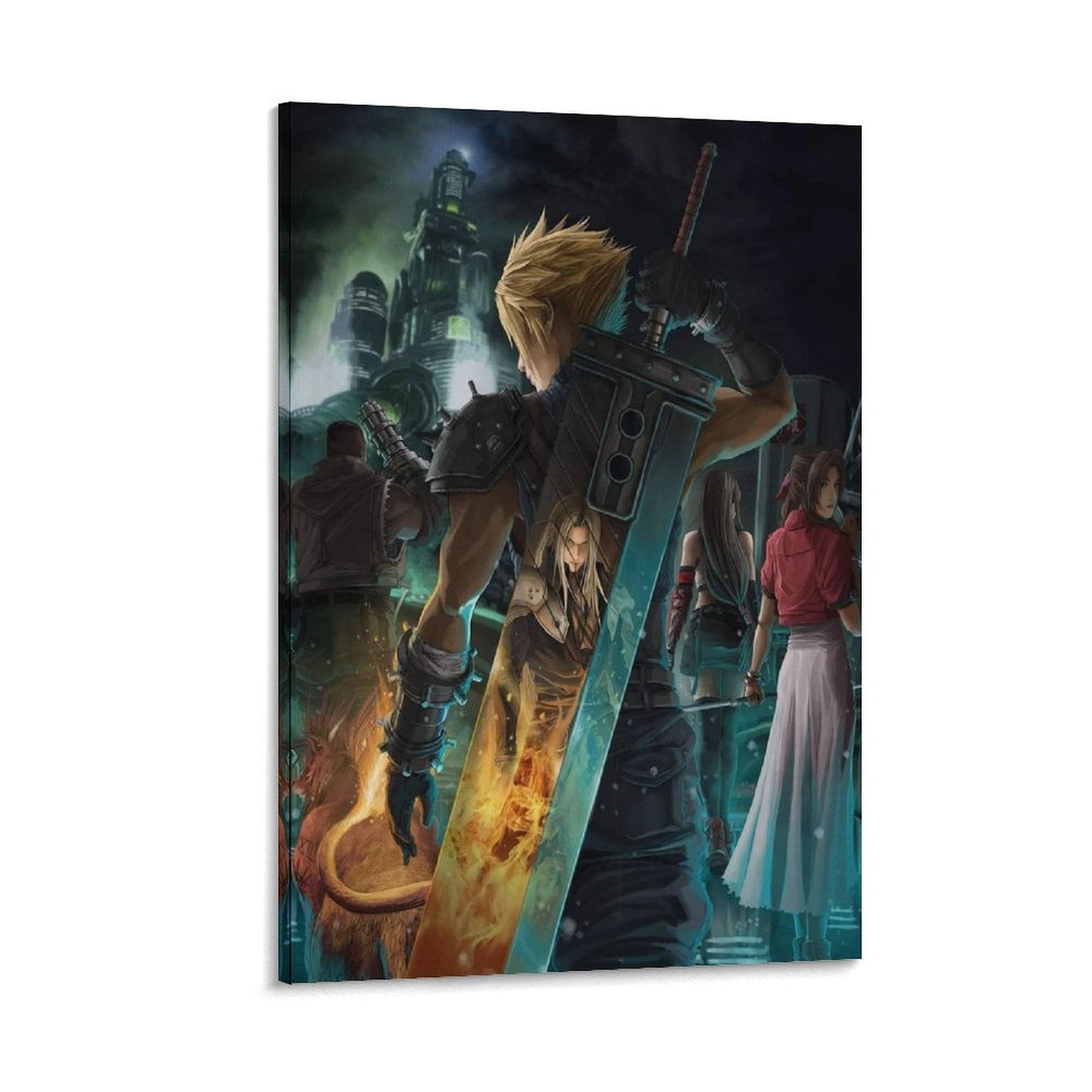 Game Poster Final Anime Fantasy 7 Rebirth Art Game Posters Cloud (9 ...