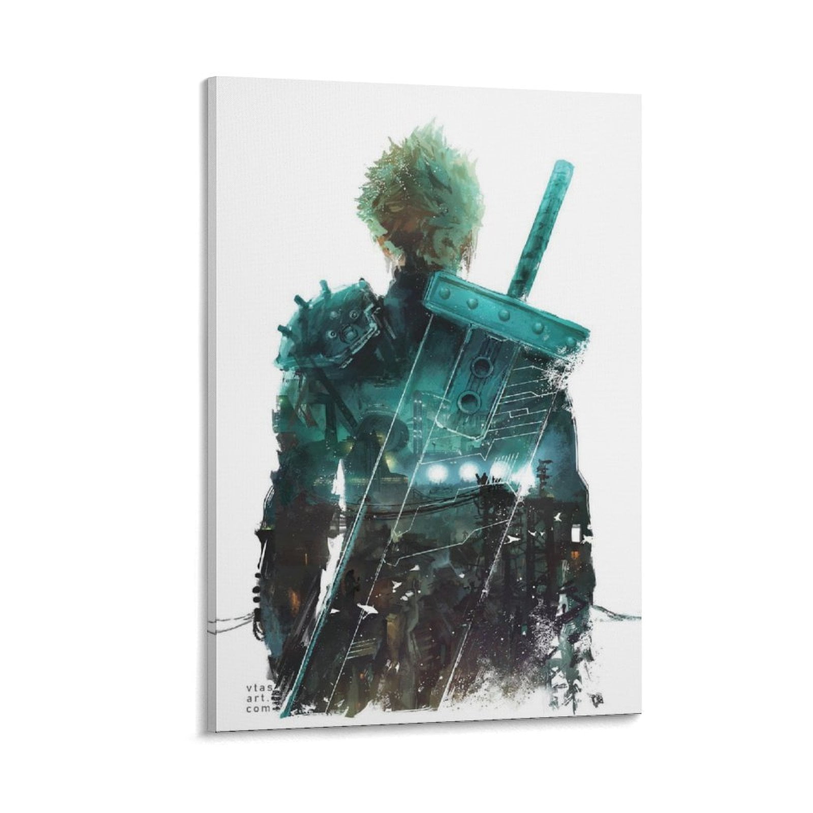 Game Poster Final Anime Fantasy 7 Rebirth Art Game Posters Cloud (4 ...