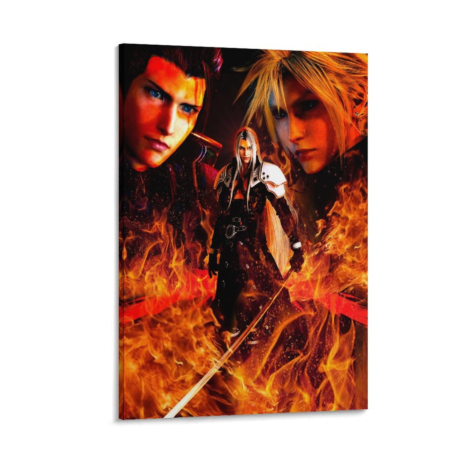 Game Poster Final Anime Fantasy 7 Rebirth Art Game Posters Sephiroth (3 ...