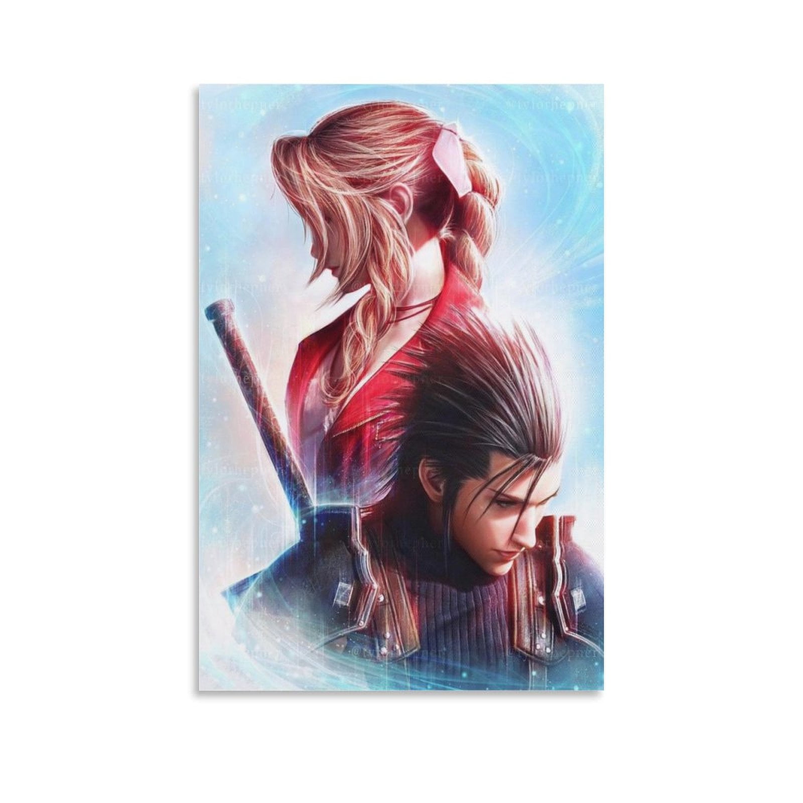 Game Poster Final Anime Fantasy 7 Rebirth Art Game Posters Tifa (4 ...