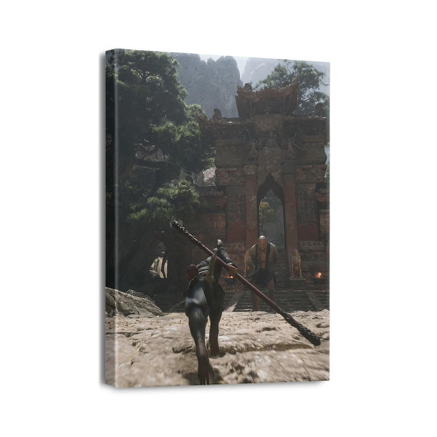 Game Poster - Sun Wukong Wall Art Canvas Painting Room Decor Goku ...