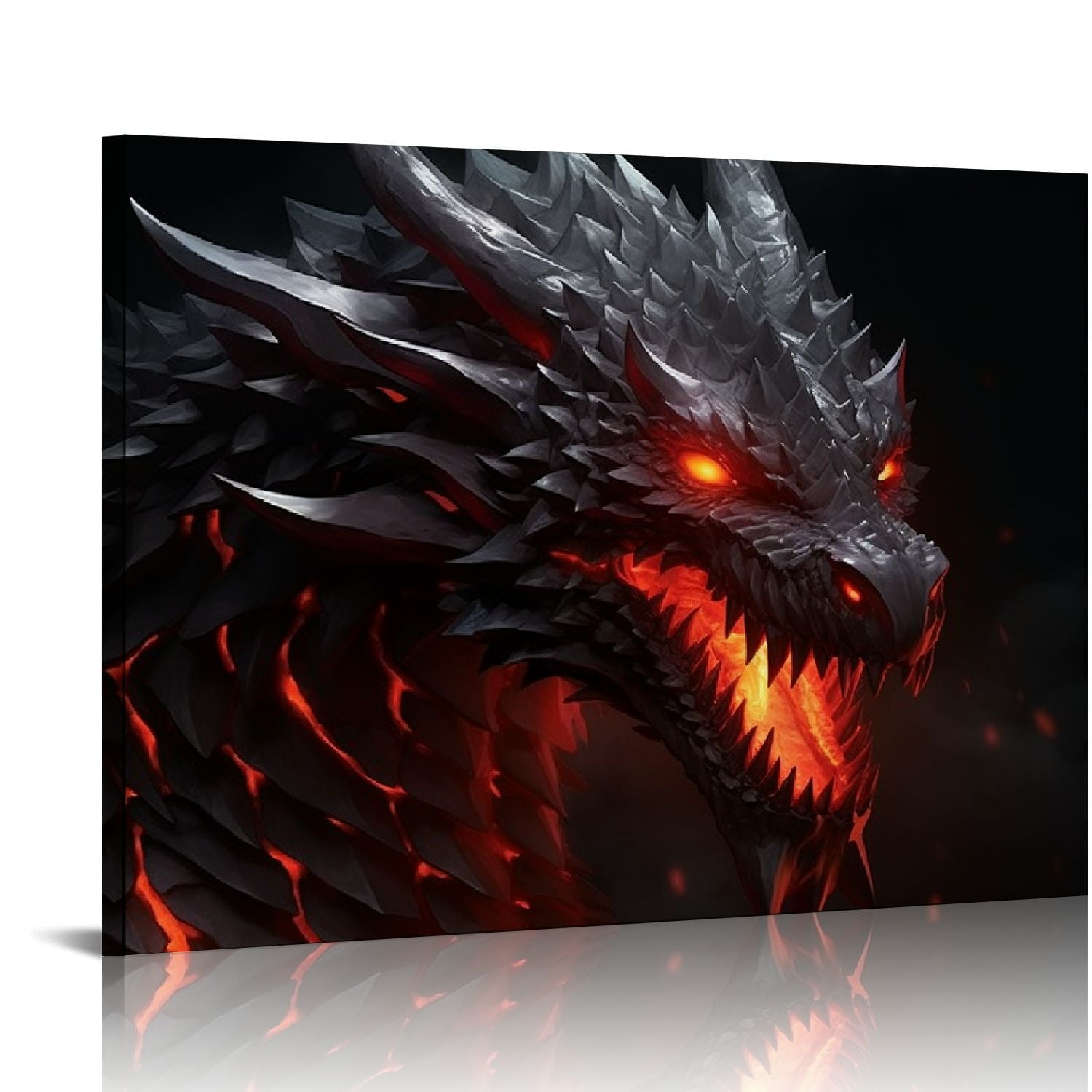 Game Room Decor Dragon Art - Gaming Room Decor for Men - Teen Boys ...