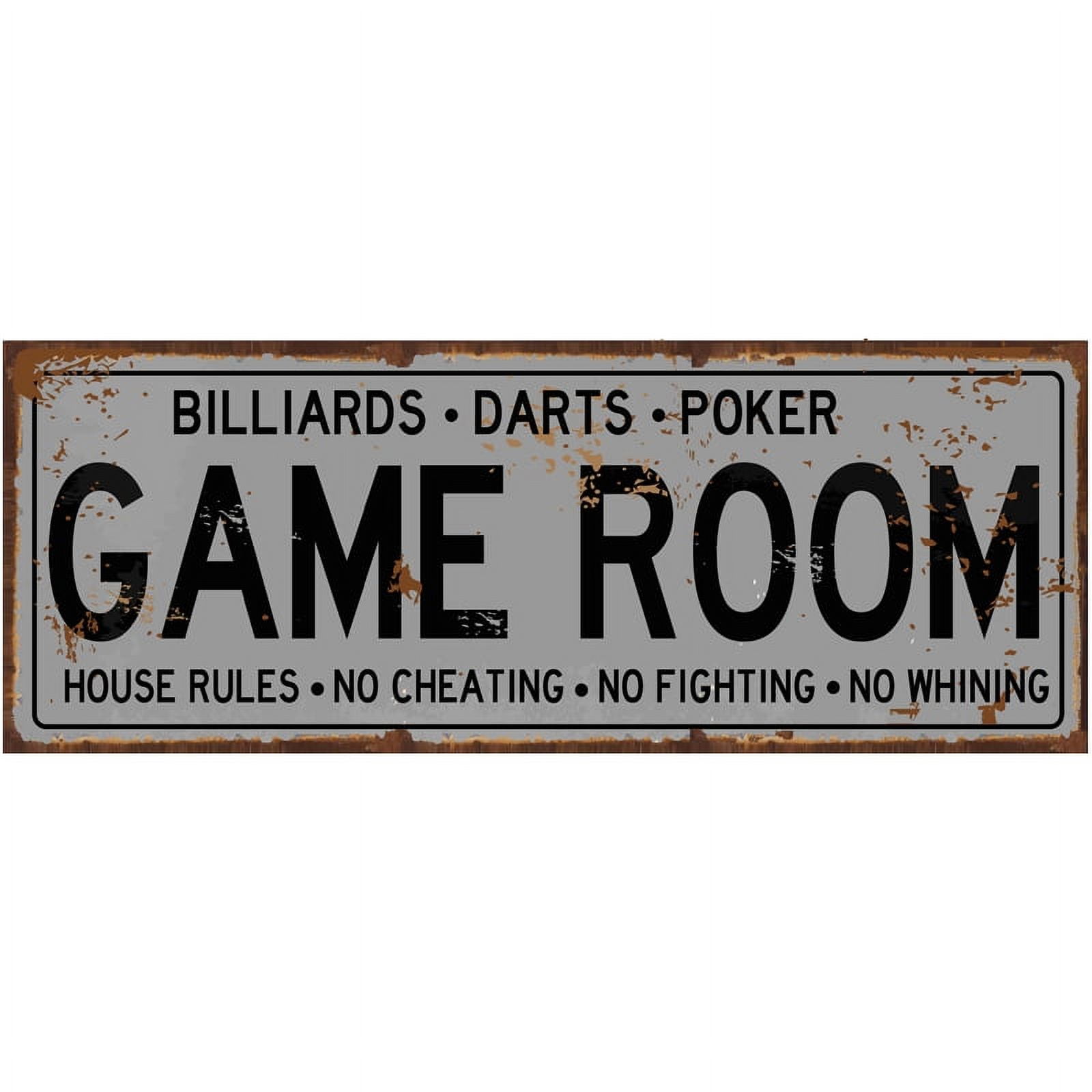 Game Room Metal Sign - Walmart.com