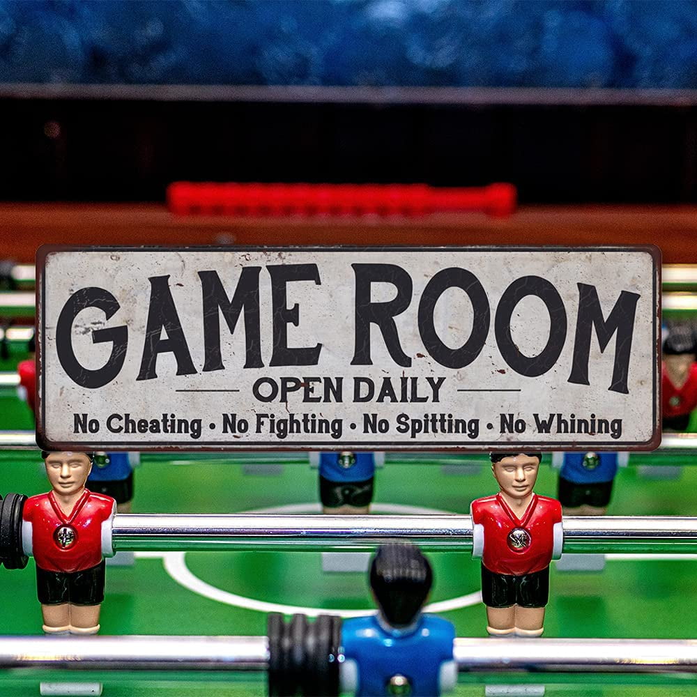 Game Room Sign Vintage Wall Signs Gameroom ations Ideas Games Arcade ...