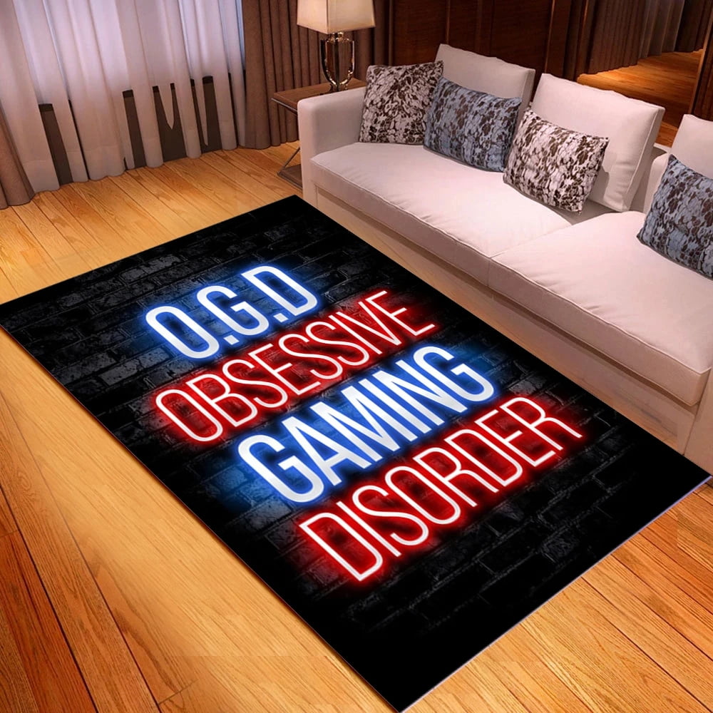 Game Rug for Gamers Teens Kawaii Bedroom Living Room r Game Controller ...