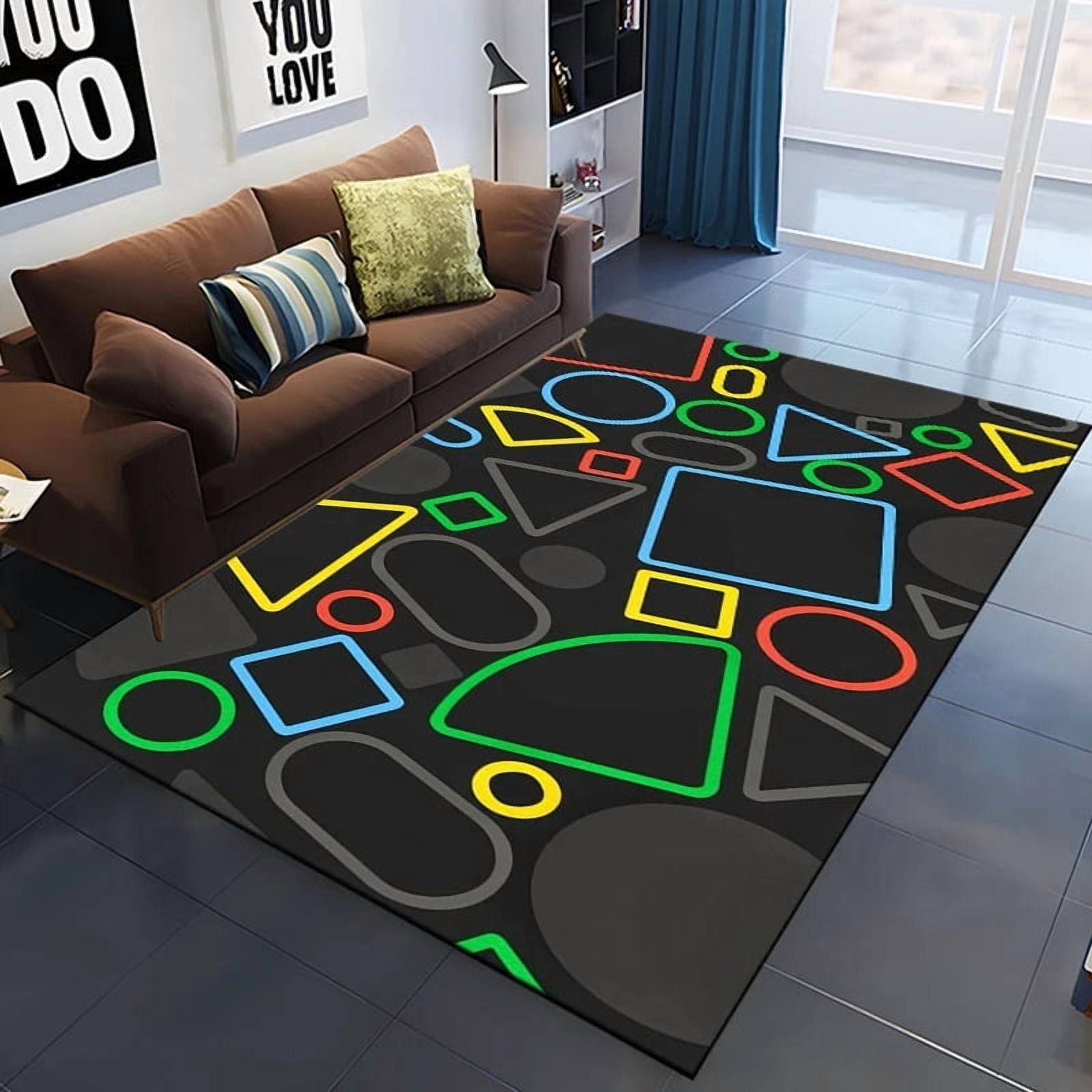 Game Rug for Gamers Teens Kawaii Bedroom Living Room r Game Controller ...