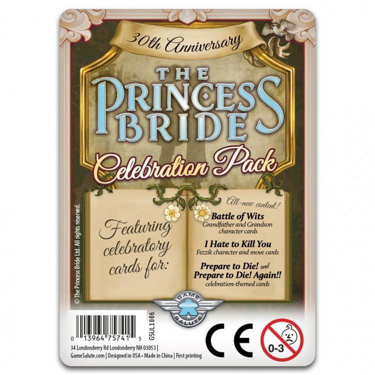 Game Salute GSUL1006 Princess Bride Celebration Pack Card Games ...