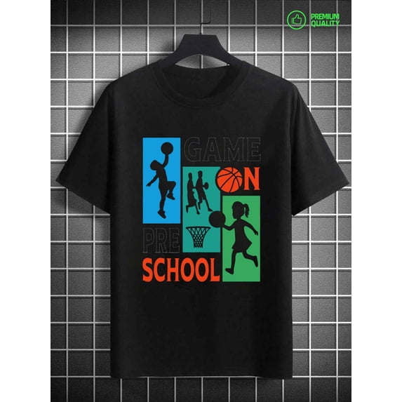 Game On School men's Exercise 180G 100% Cotton black Dumbbell gym ...