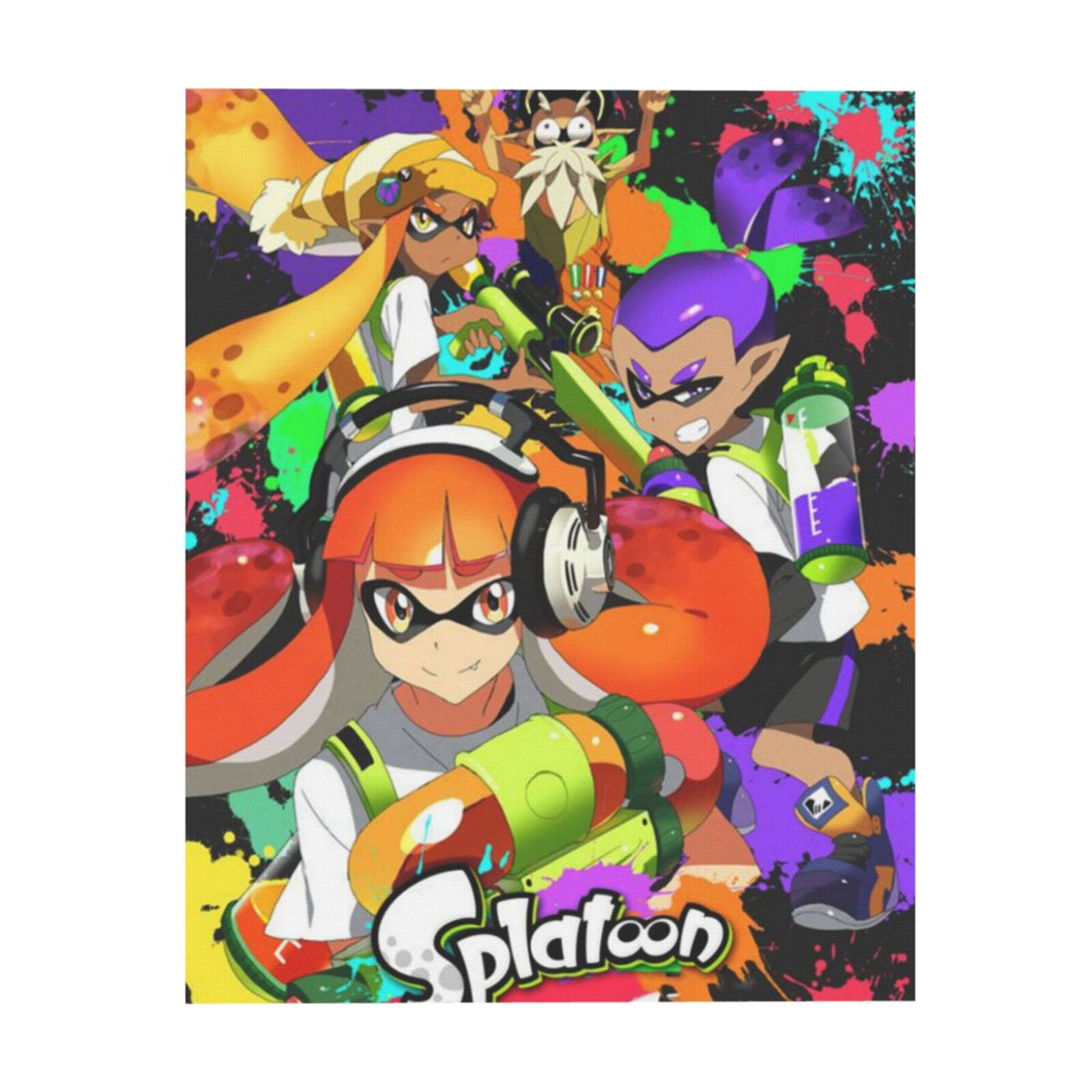 Game Splatoon Canvas Decorative Poster Gift Art Picture Painting ...