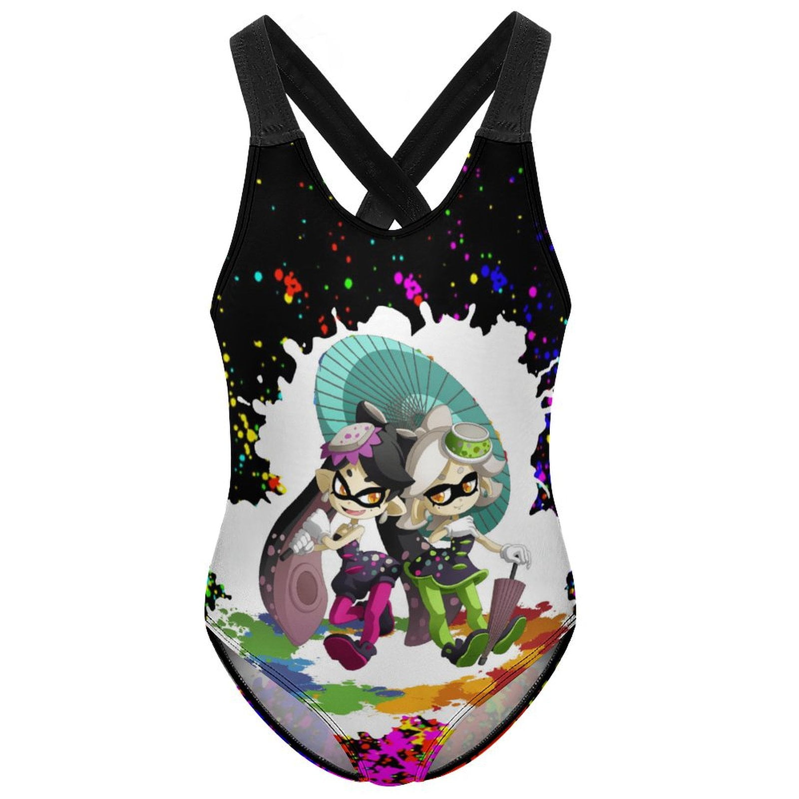 Game Splatoon Children's One-piece Swimsuit Summer Girl's Swimming Pool ...