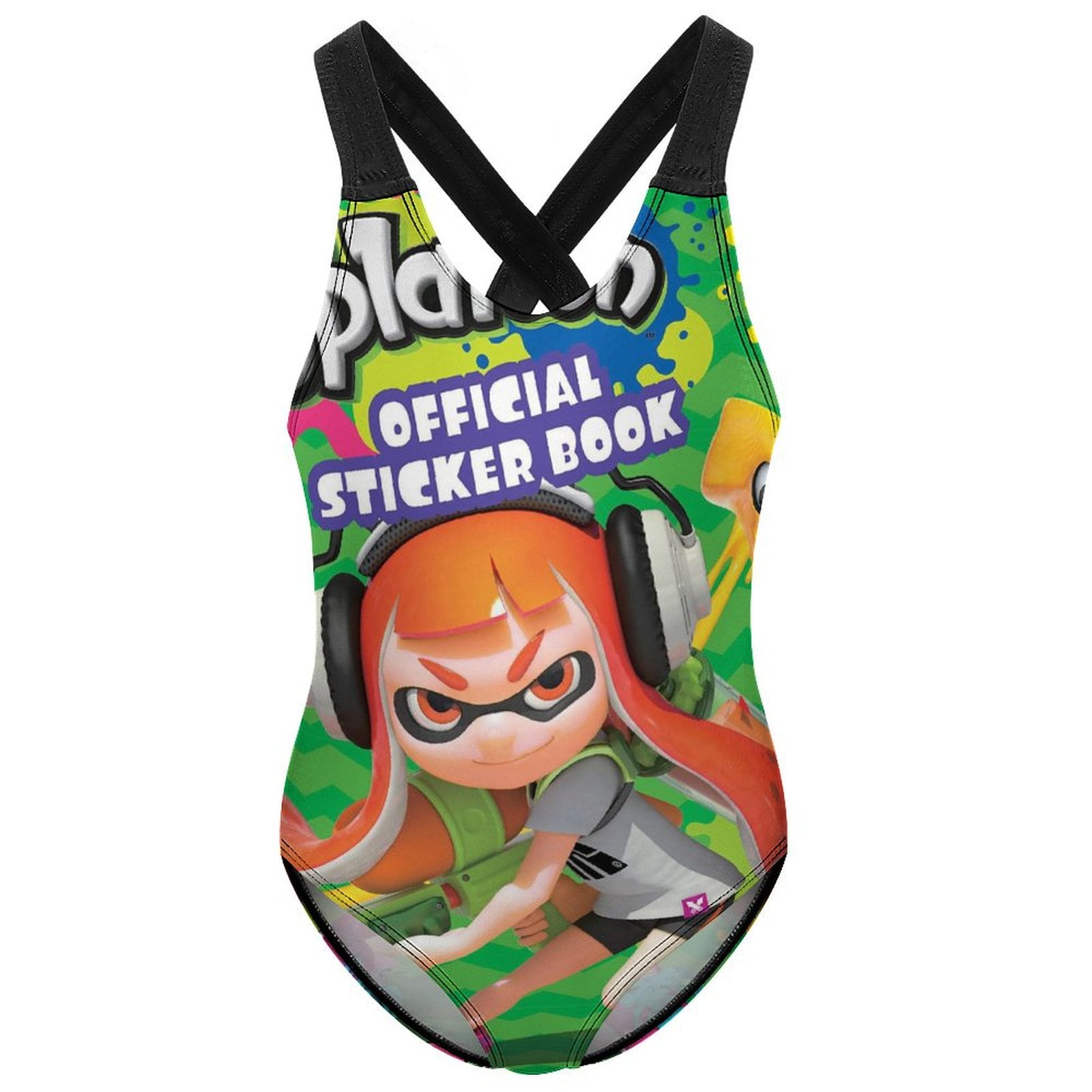 Game Splatoon Children's One-piece Swimsuit Summer Girl's Swimming Pool ...