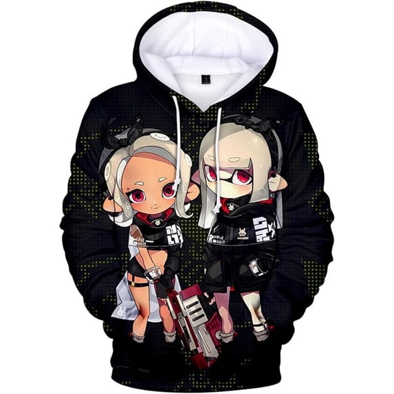 Game Splatoon Hoodies 3D Print Sweatshirts Fashion Sweaters Unisex Boys ...