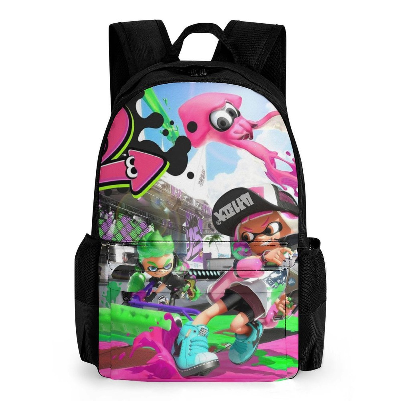 Game Splatoon Ink School Bag Laptop Backpack Large Capacity Daypack ...