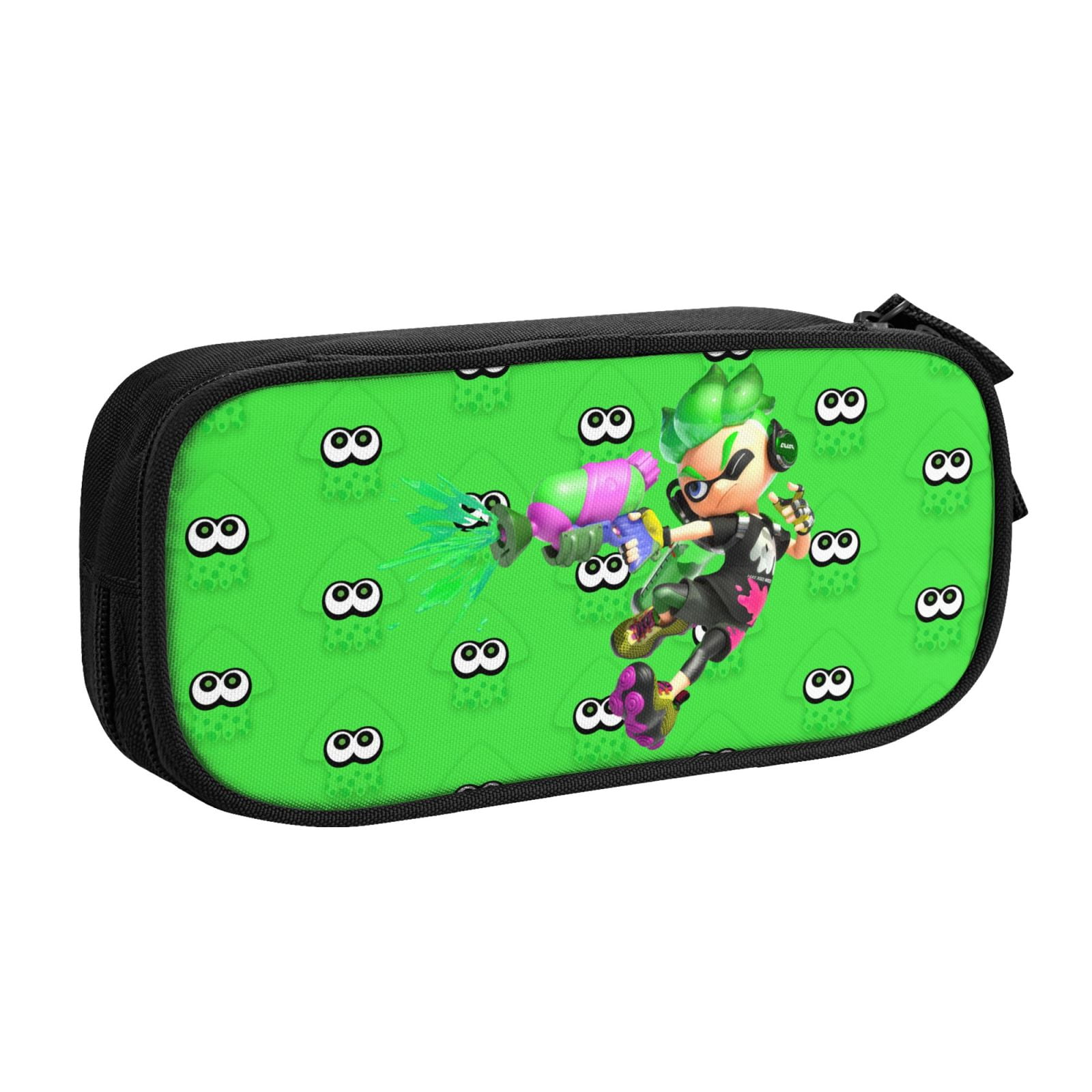 Game Splatoon Pencil Case Large Capacity Pencilcase Double-layer Pen ...