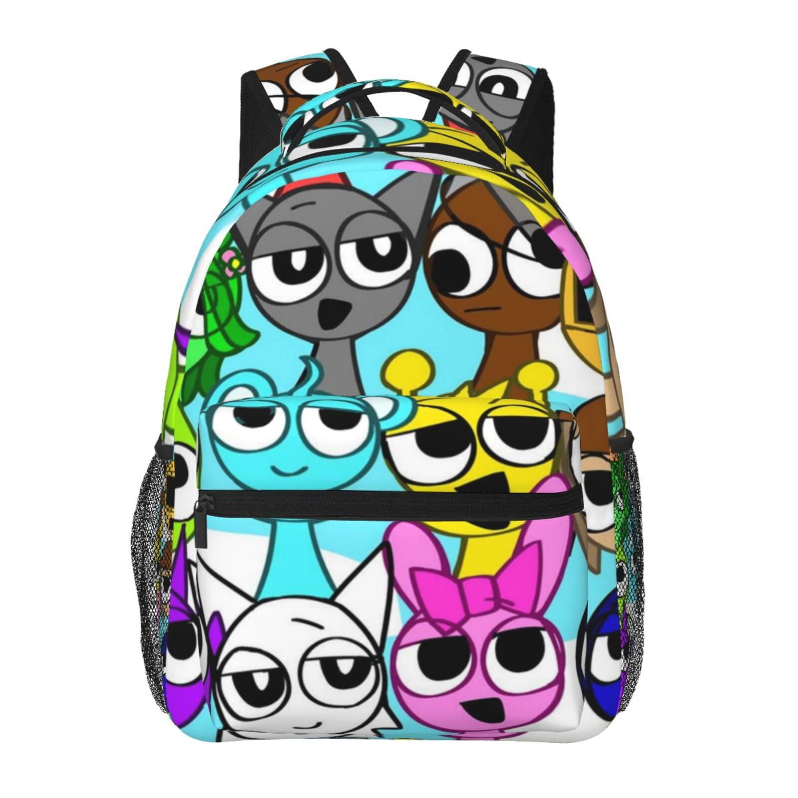 Game Sprunki Adjustable Laptop Backpack School Student Book Bag Satchel ...