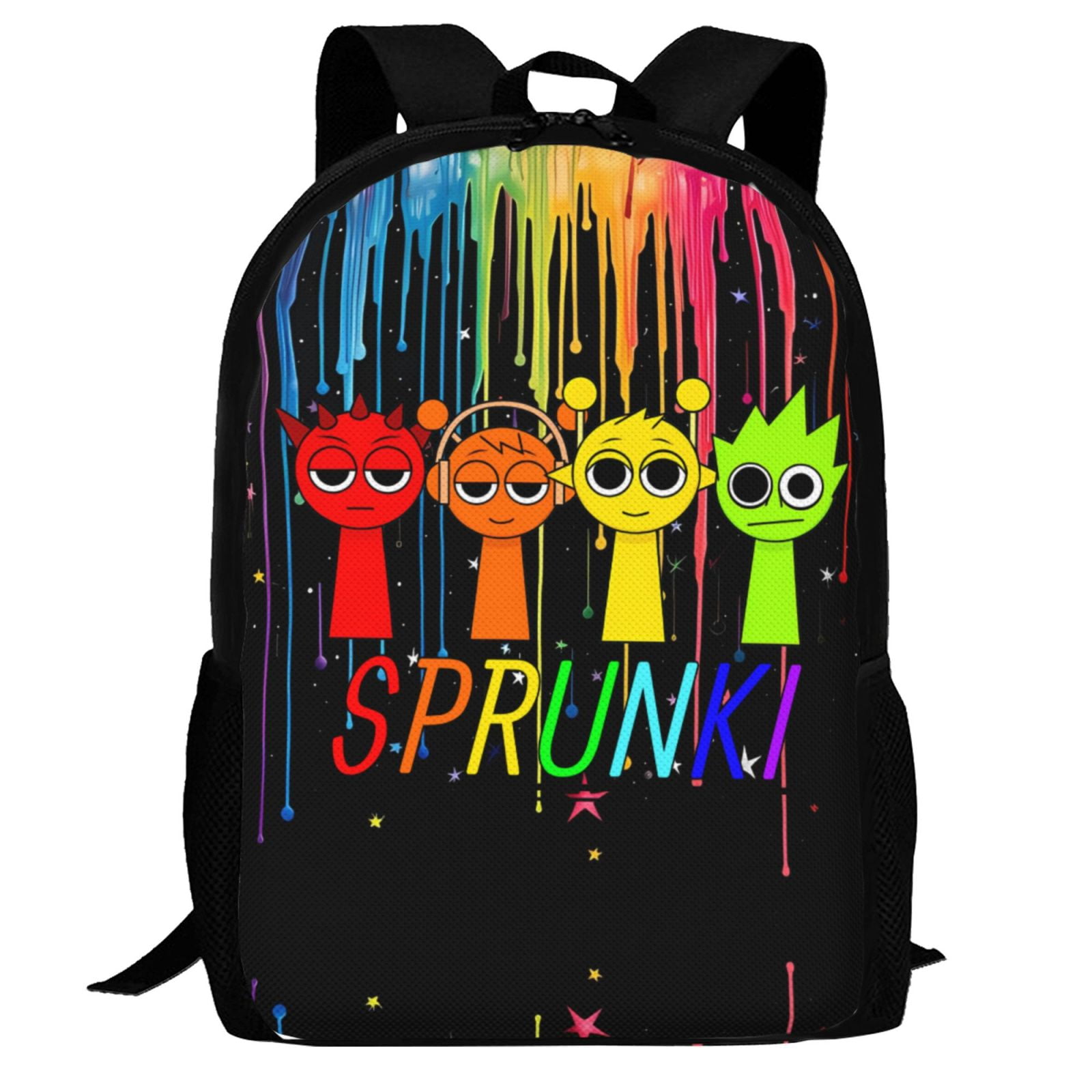 Game Sprunki Backpack,3d Print Laptop Backpack Lightweight Casual ...