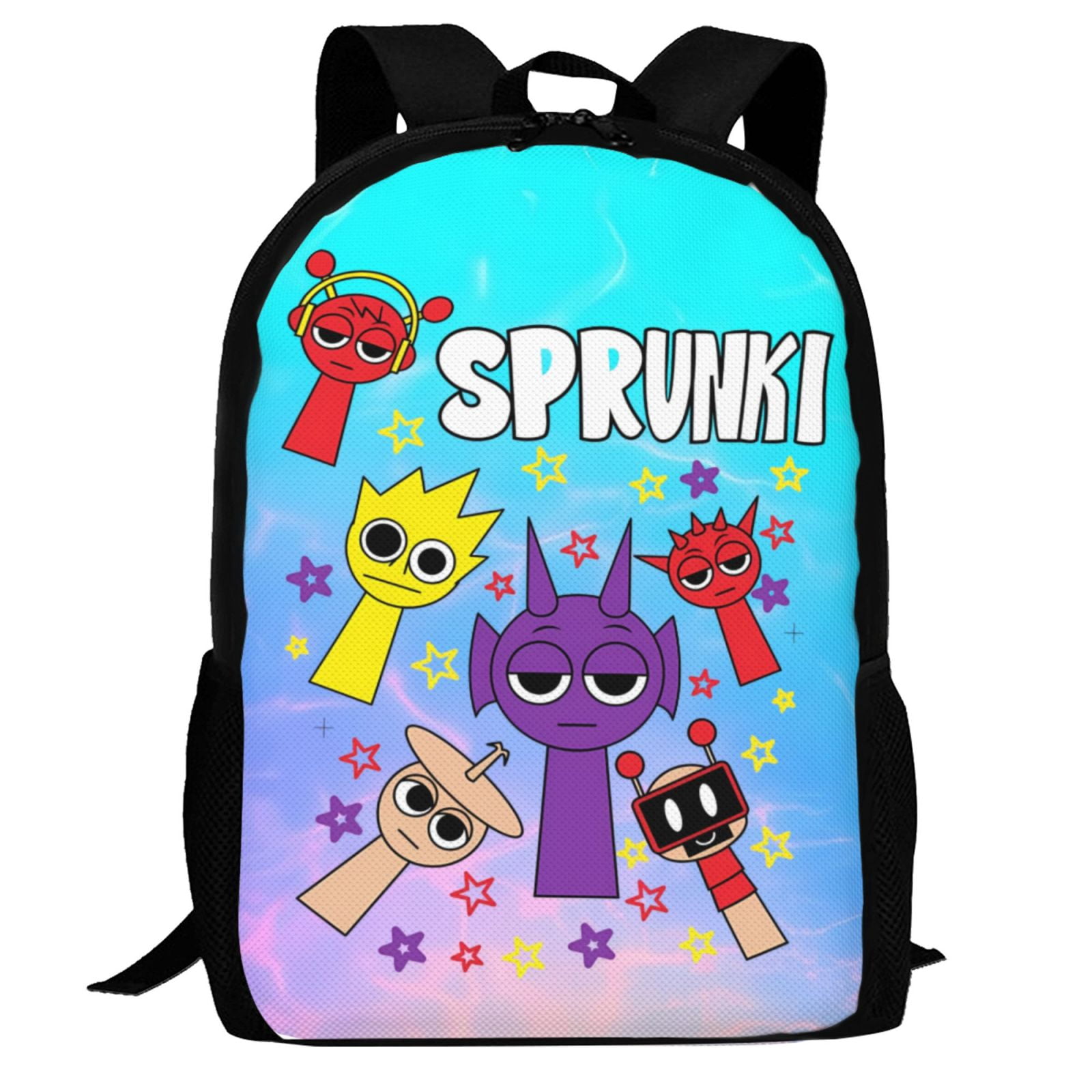 Game Sprunki Backpack,3d Print Laptop Backpack Lightweight Casual ...