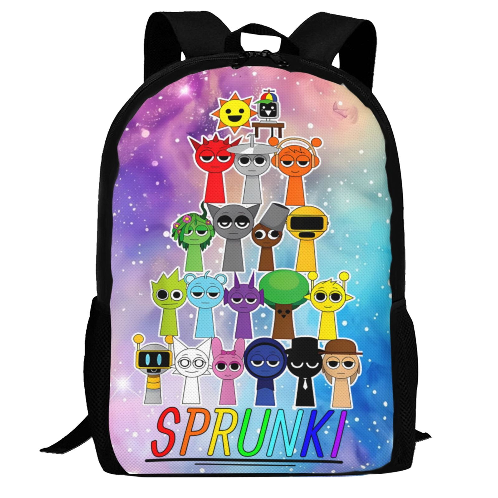 Game Sprunki Backpack,3d Print Laptop Backpack Lightweight Casual ...
