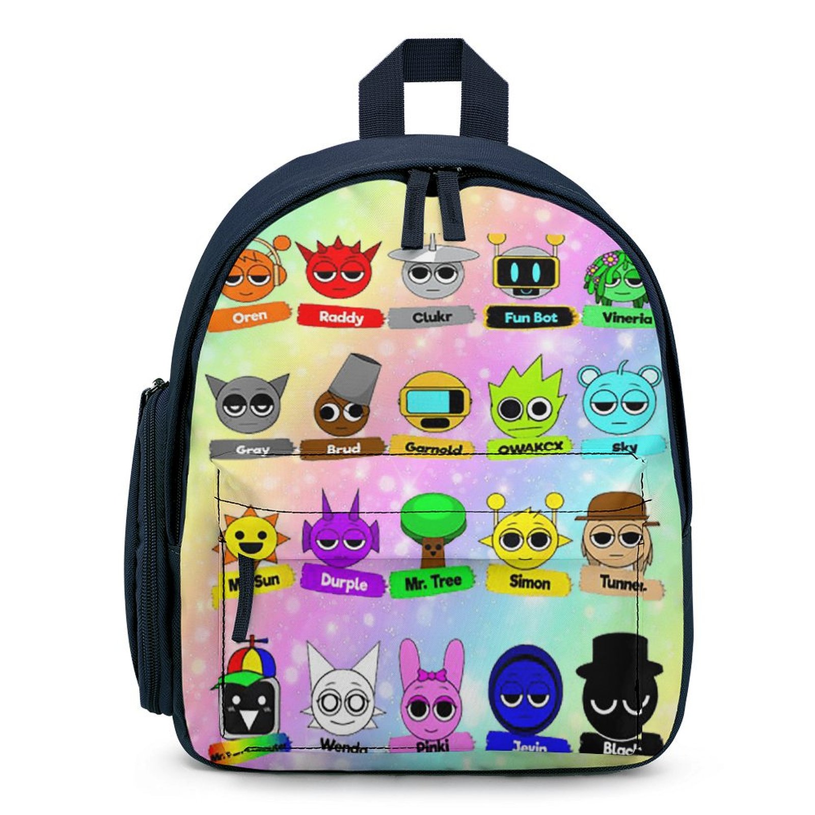 Game Sprunki Backpack Shoulder Bags Daypack Backpacks Lightweight Bag ...