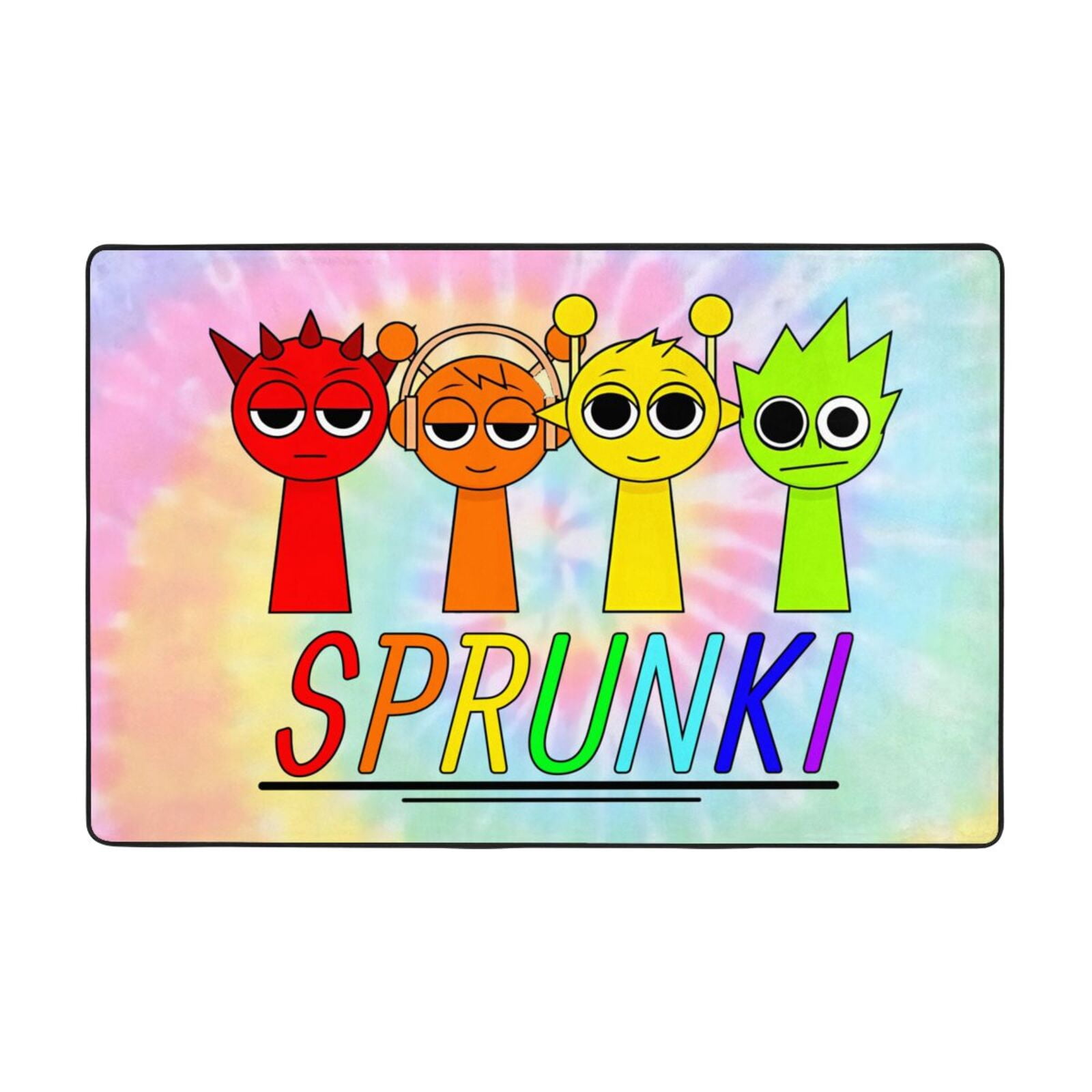 Game Sprunki Rugs Washable Cover Floor Rug Carpets Bathroom Decorations ...