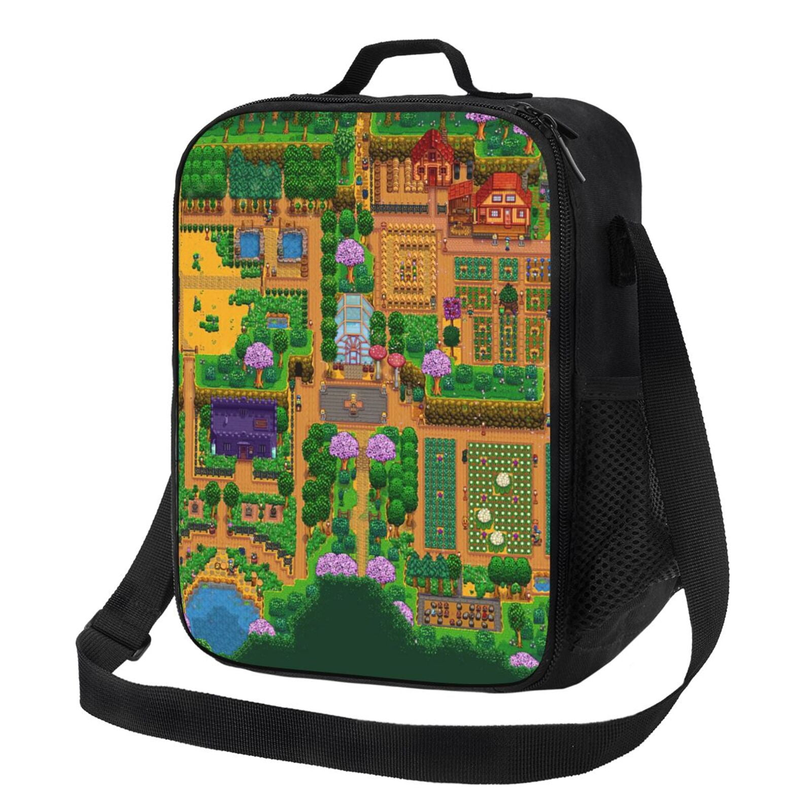 Game Stardew Valley Lunch Bag Reusable Insulated Lunch Box Portable ...