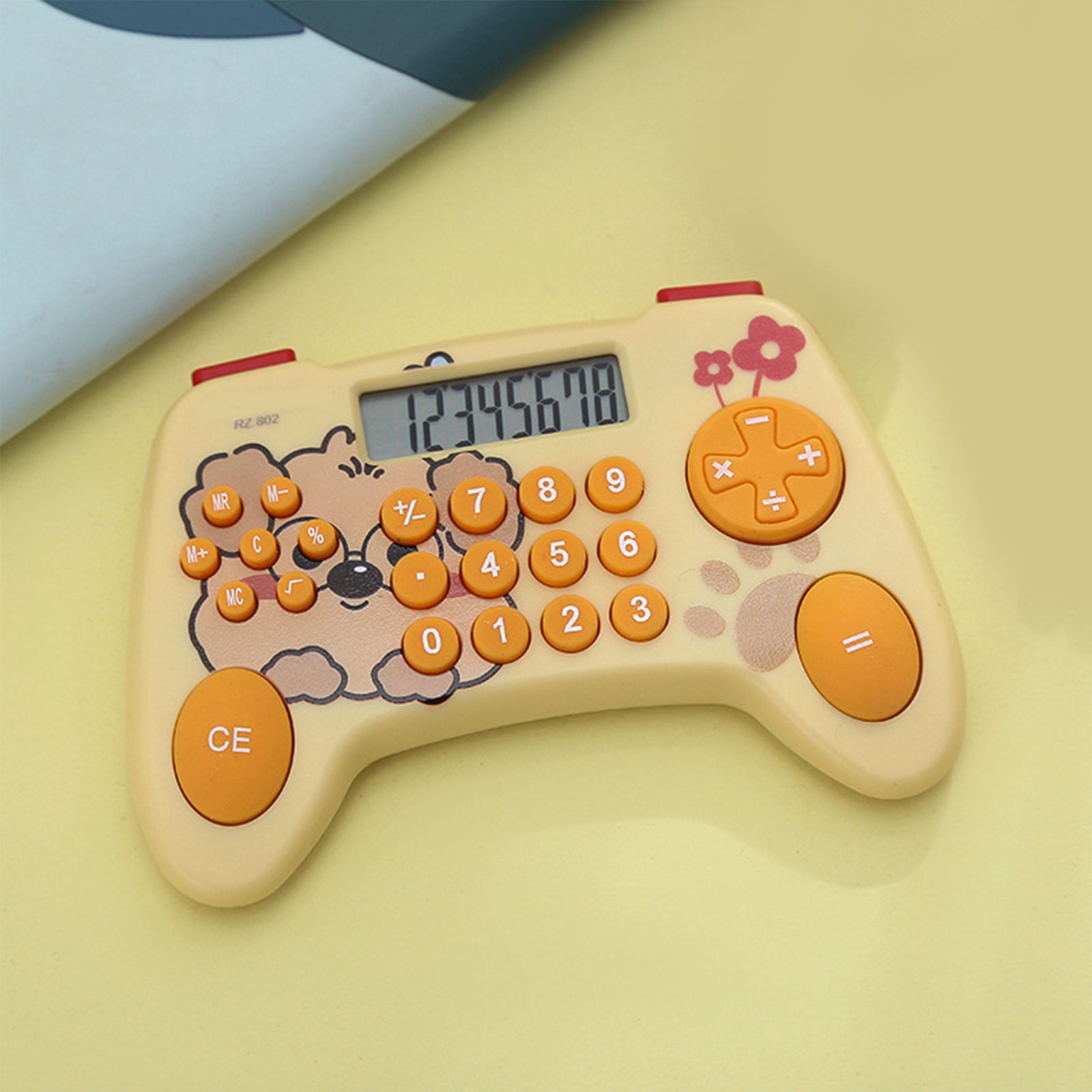 Game-Style Handheld Calculator with 8-Digit LCD Screen, Portable ...