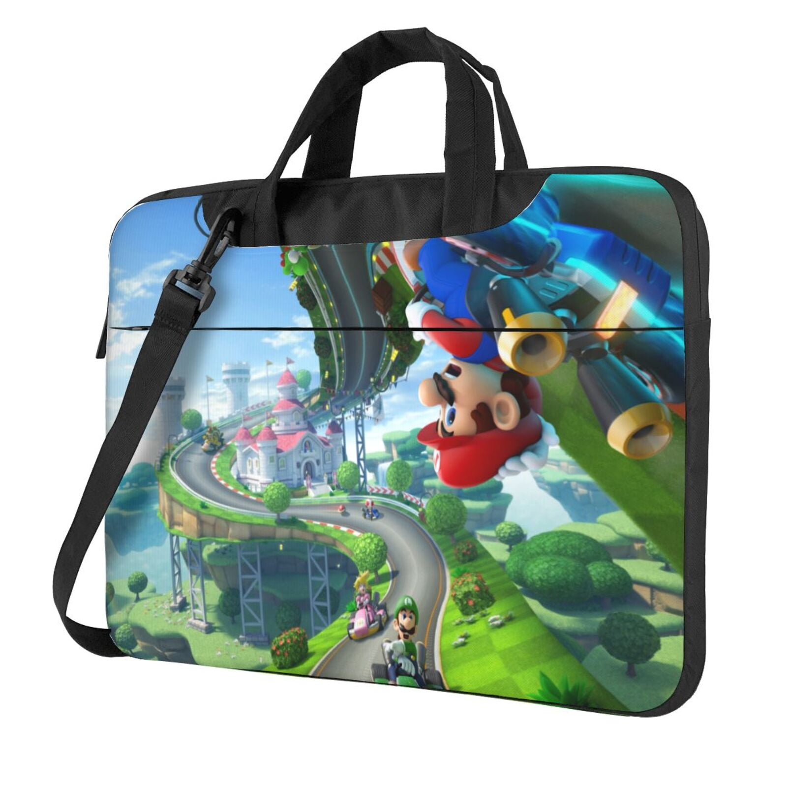 Game Super Mario Bros Luigi Laptop Bag Portable Shoulder Laptop Case ...