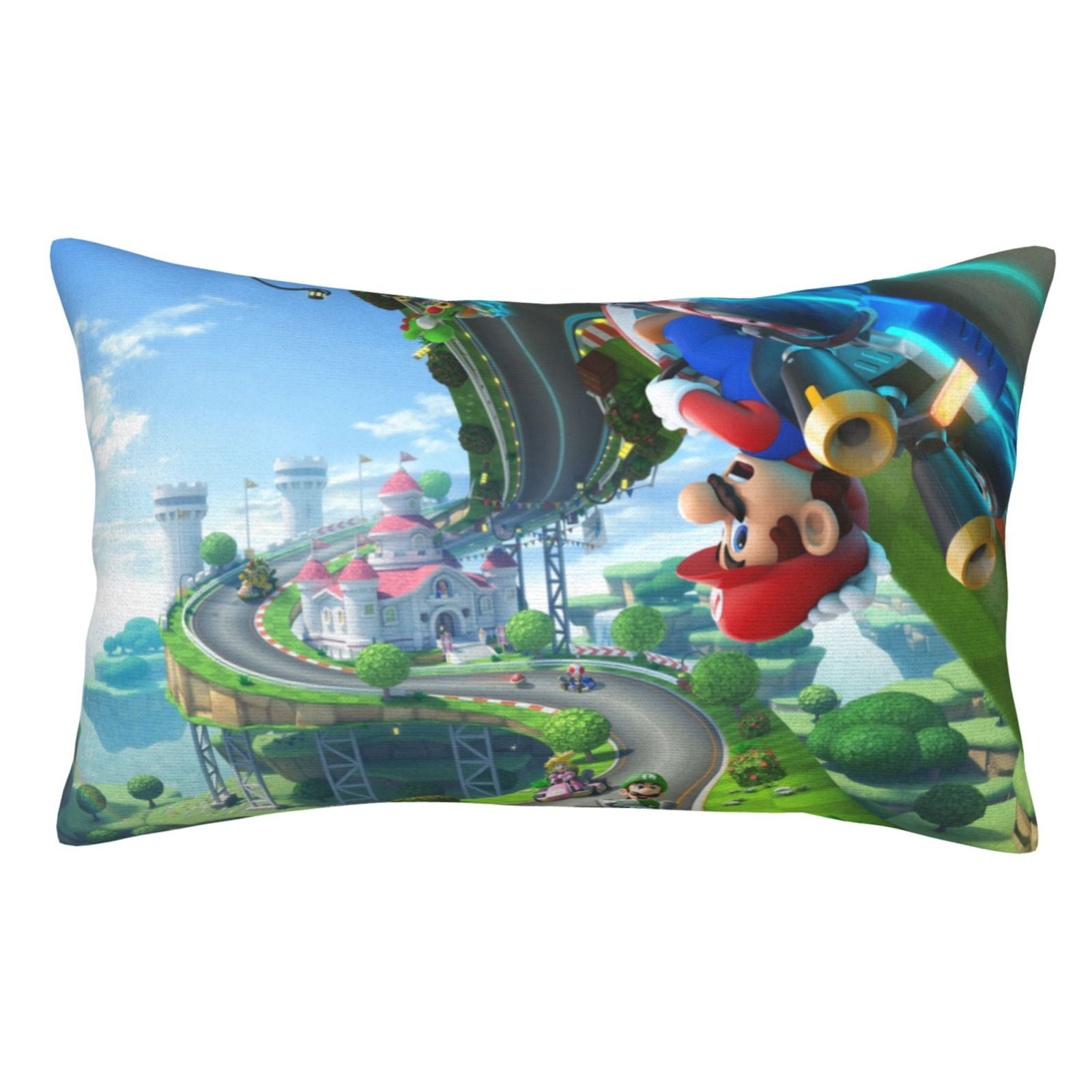 Game Super Mario Bros Luigi Pillowcase Decor Cushion Pillow Covers With ...