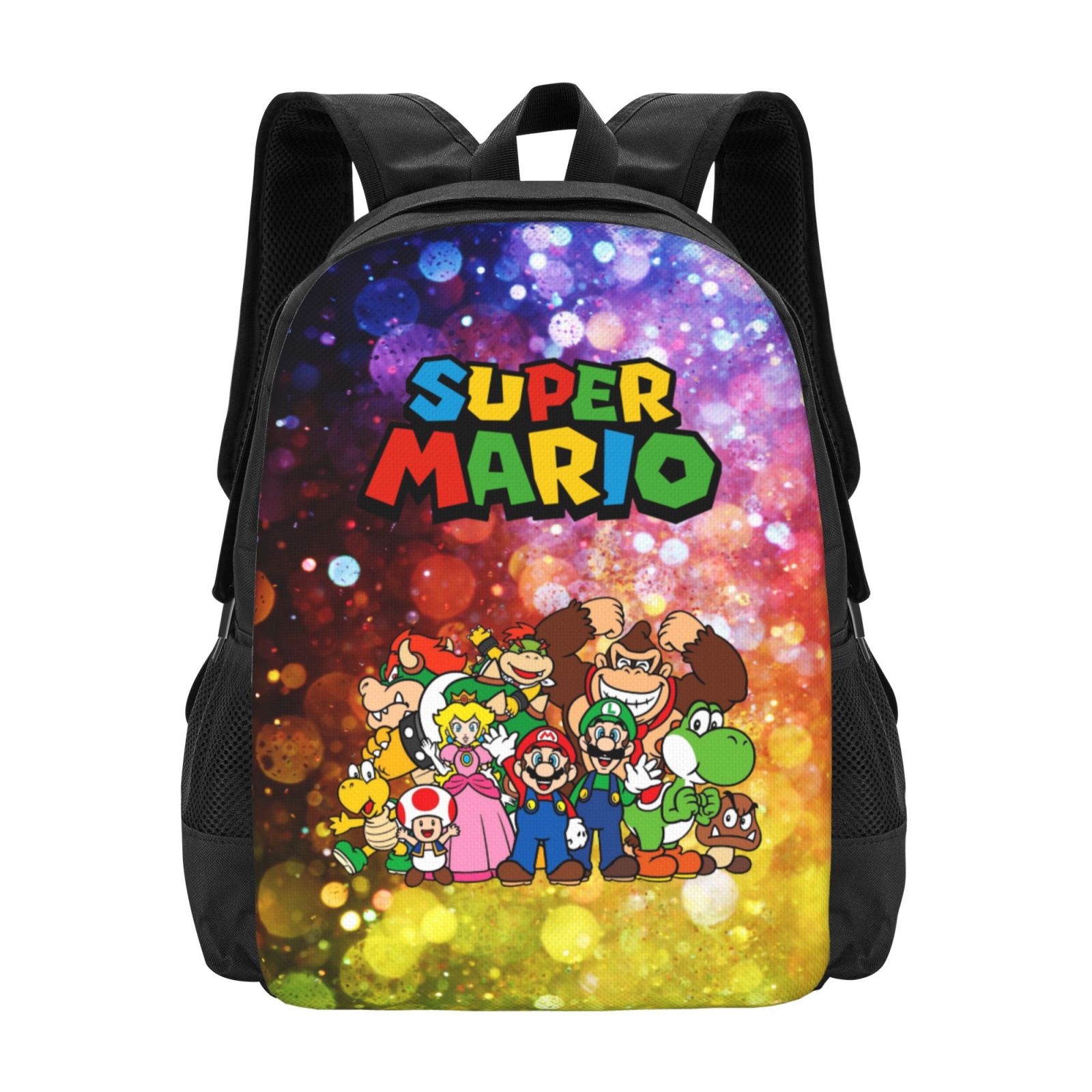 Game Super-Mario Canvas Backpack Couple Backpacks Cartoon Bags ...