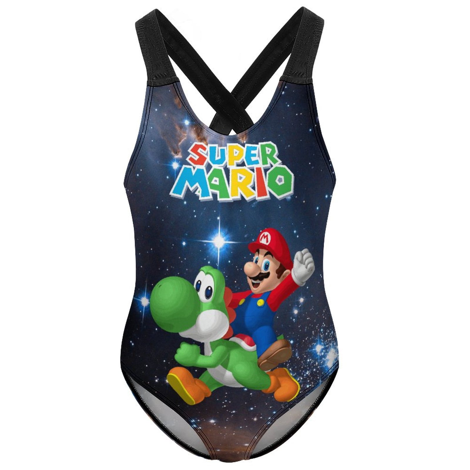 Game Super Mario Girl's One-piece Swimsuit Summer Children's Beach ...
