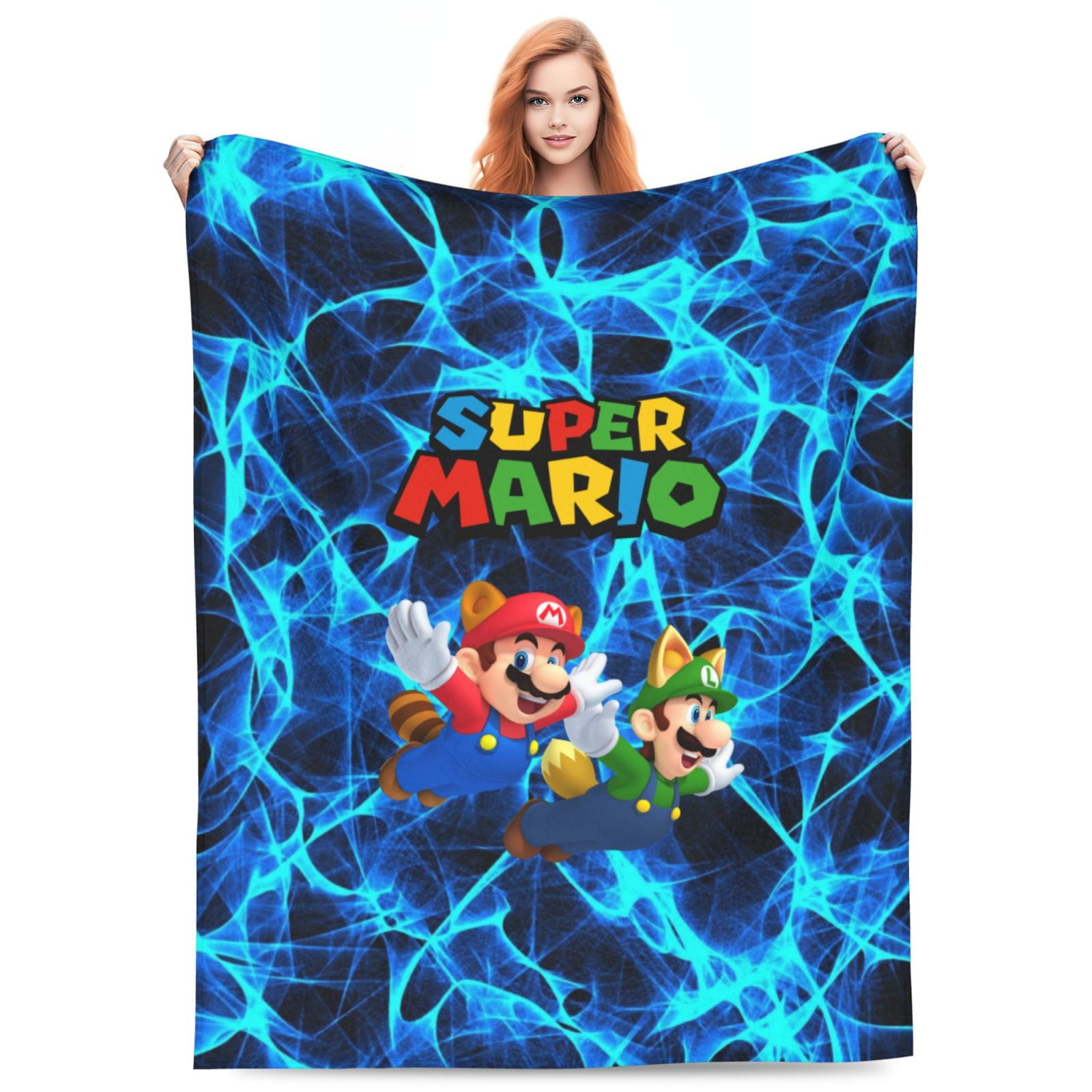 Game Super Mario Super Soft Flannel Throw Blanket 40x30,50x40,60x50 ...