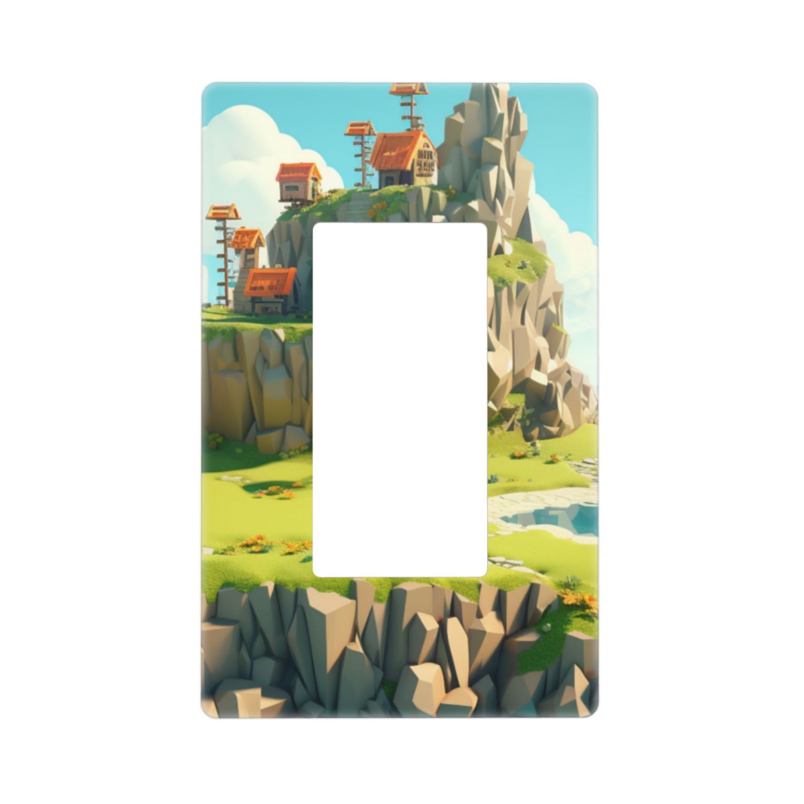 Game Switch Cover Decorative Wall Plate / 1-Gang Screwless / Standard ...