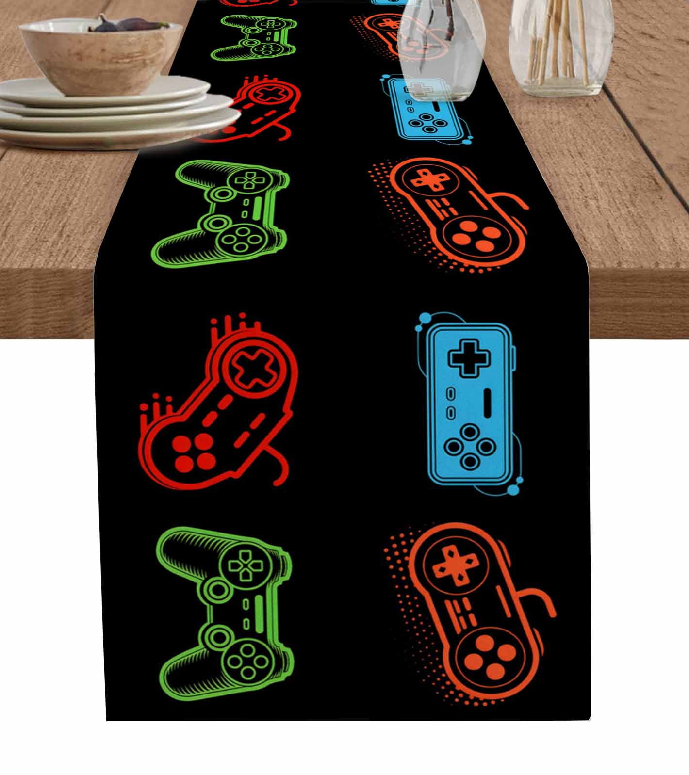 Game Table Runner 120 Inches, Red Green Blue Handheld Gaming Controller ...