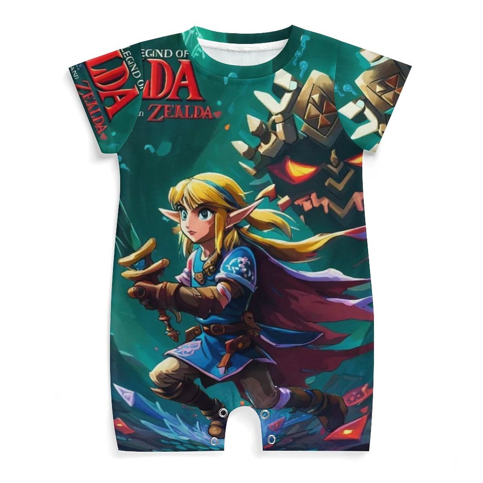 Game The Legend of Zelda Baby One-Piece Rompers Summer Short Sleeve ...