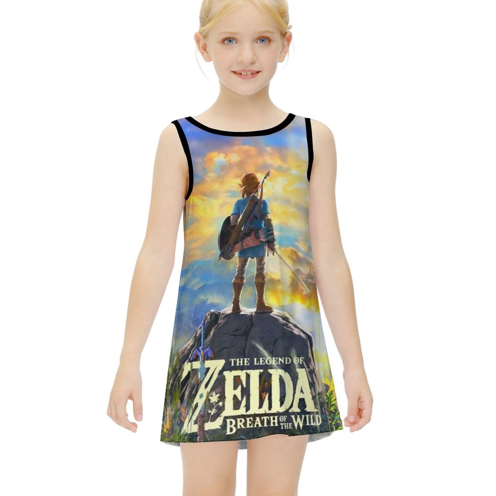 Game The Legend of Zelda Breath of The Wild Children's Sleeveless Dress ...