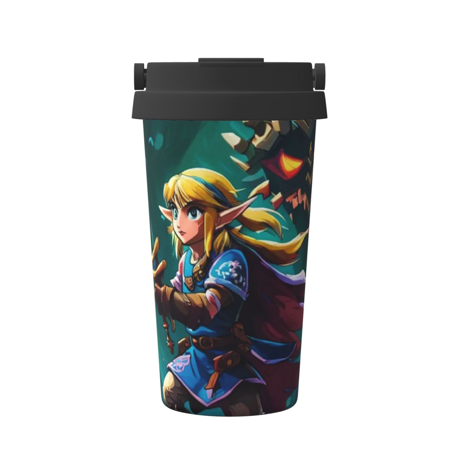 Game The Legend of Zelda Portable Insulated Coffee Mug Unisex Thermos ...