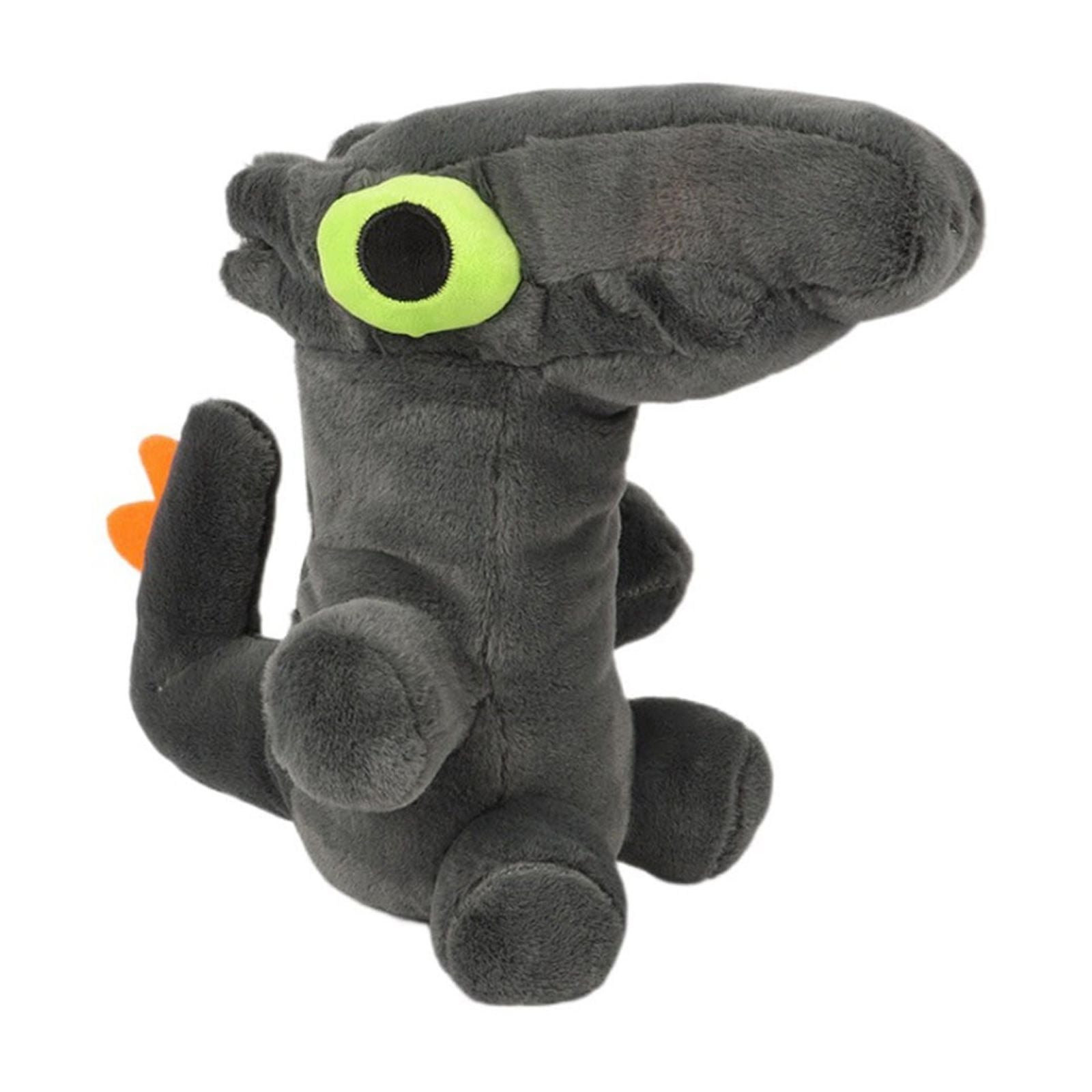 Game Themed Cartoon Small Black Dragon Plush Toy, Irregular Shaped ...