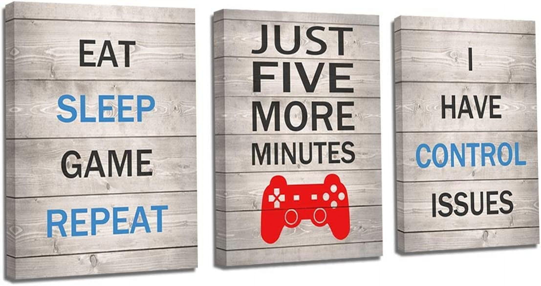 Game Themed Gamer Men Cave Decor Poster Print Gaming Word Man''s ...
