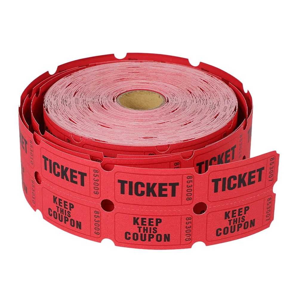 Game Ticket Raffle Tickets Event Label Roll Drink for Events Labels ...