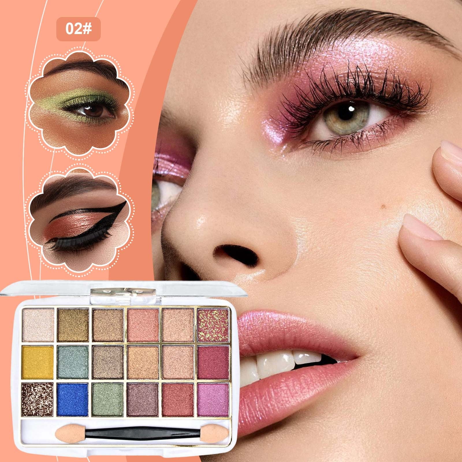 Game Time,18 Color Eye Shadow Tray,Highly Pigmented Eyeshadow Set,18 ...